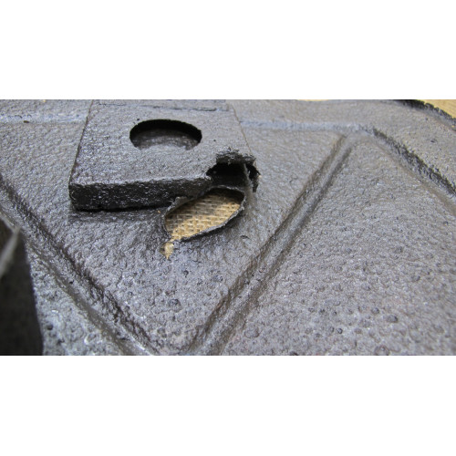 R.Pz.B 54 / 1 Panzerschreck battle damaged relic shield for sale